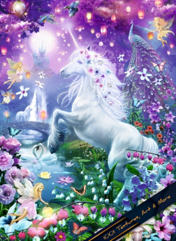 Second Life Marketplace - Unicorn in the Glittery Forrest - Full Perm