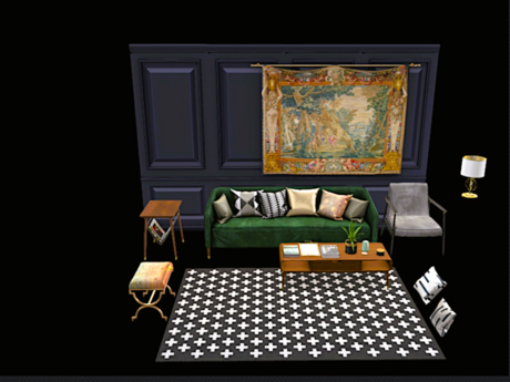 Second Life Marketplace - Fancy Decor: Jones Full Set