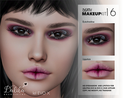 Second Life Marketplace - Dalila Death Makeup Kit 16