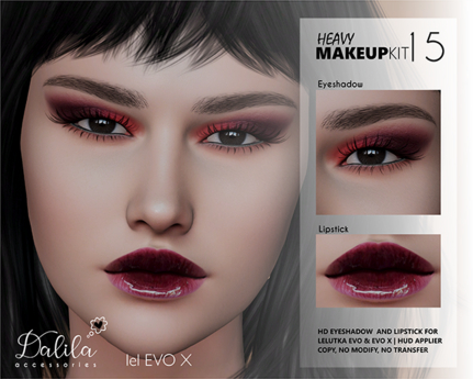 Second Life Marketplace - Dalila Heavy Makeup Kit 15