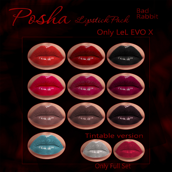 Second Life Marketplace - .:Bad Rabbit:. Posha Beauty Set Full Set DEMO