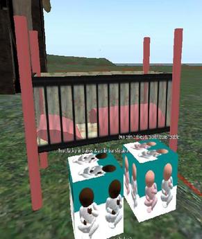Second Life Marketplace - Twins! Prim baby boy and girl. Make sound ...