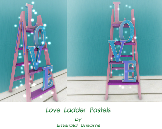 Second Life Marketplace - .:Emerald Dreams:. Love Ladder Pastels