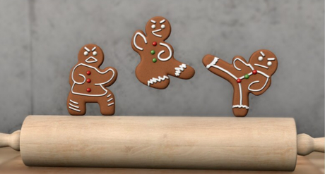 Second Life Marketplace - Aardvark : Gingerbread Fighters - Attack