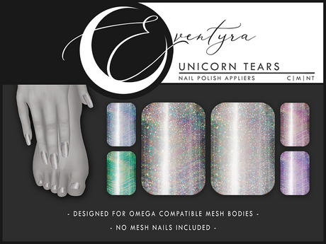 Second Life Marketplace - Eventyra - Omega Nail HUD - Unicorn Tears
