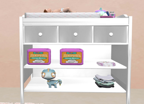 Second Life Marketplace - ZOOBY MICASADELARBOL PRINCESS CHANGING TABLE PACK