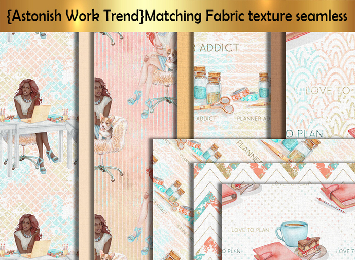 Second Life Marketplace - {Astonish Work Trend}Matching Fabric texture seamless B