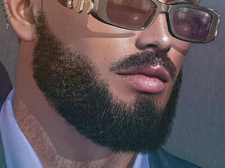 Second Life Marketplace - [MAGNIFICENT] QUAD-ACES - Beards (Set 4 ...