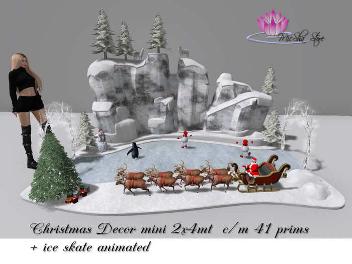 Second Life Marketplace - BOX-CHRISTMAS DECOR MINI 2X4 MT