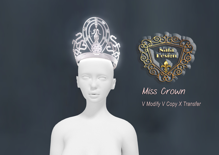 Second Life Marketplace - Nala Design - Miss Crown Mesh