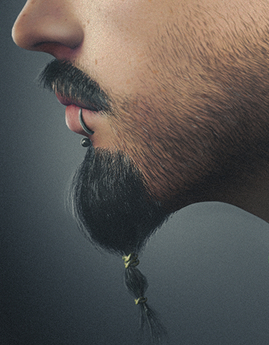 Second Life Marketplace - [MAGNIFICENT] DEMO FULL GOATEE - Grooming ...