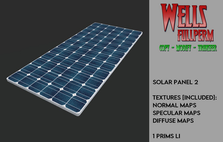 Second Life Marketplace - [WFP] - Solar Panel 2