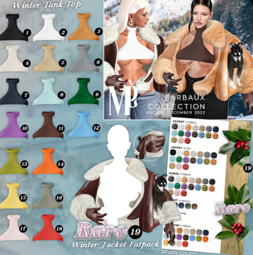 Second Life Marketplace - 19. MeMOIRE Barbaux Set - "Fatpack" (Resize ...