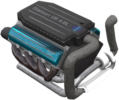 Second Life Marketplace - [:AT:] Stallion V8 Engine for Paladin