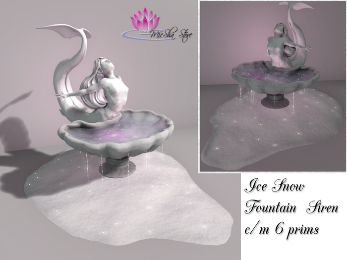 Second Life Marketplace - BOX-ICE SNOW FOUNTAIN SIREN