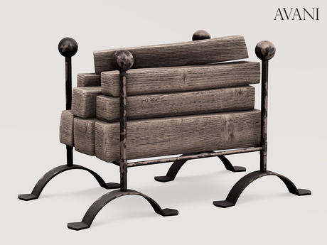 Second Life Marketplace - Avani Malik Collection Antique Iron Fireplace ...