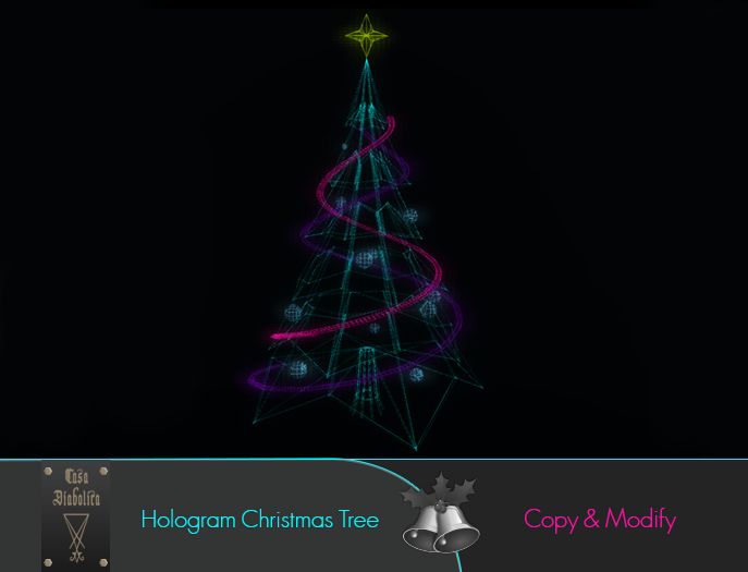 Second Life Marketplace - Hologram Christmas Tree (Casa Diaborica)