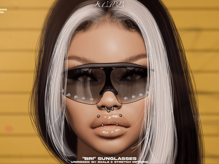 Second Life Marketplace - #KLUBB "Bri" Sunglasses [FP]