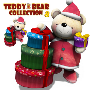 Second Life Marketplace - !CB! Christmas Teddy Bear #8 Gift Box