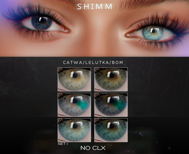 Second Life Marketplace - S H I M M / Lelutka Eyes Applier ~ BOM / CLX ...