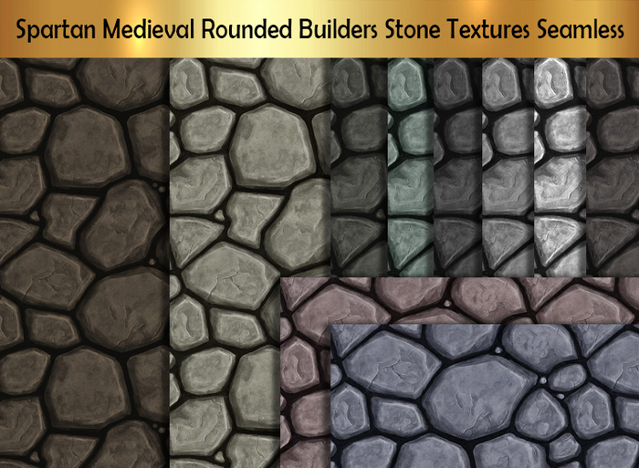 Second Life Marketplace - Spartan Medieval Rounded Builders Stone ...