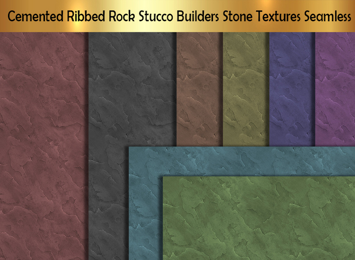 Second Life Marketplace - Cemented Ribbed Rock Stucco Builders Stone ...
