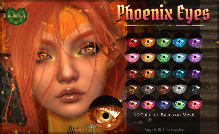 Second Life Marketplace - [n.a.p] Phoenix Eyes - Fatpack