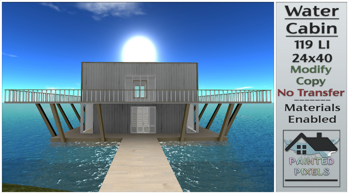 Second Life Marketplace - PP - Water Cabin