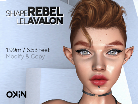 Second Life Marketplace - Rebel SHAPE Lelutka AVALON