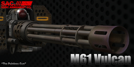 Second Life Marketplace - MESH[SAC] M61 Mod.0 VULCAN for LLCS v1.10 Box
