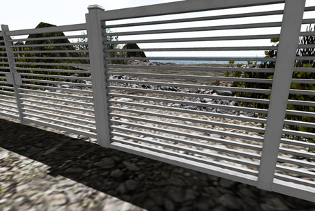 Second Life Marketplace - SSD - Delton Mesh Fence Building Kit ( Low Li )