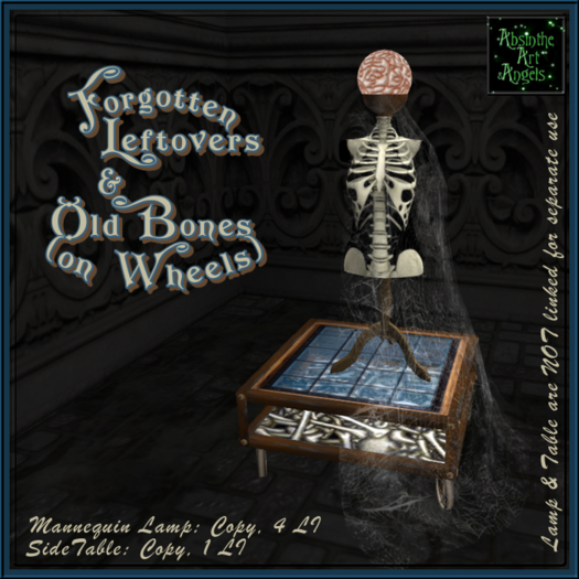 Second Life Marketplace - Forgotten Leftovers & Old Bones (on Wheels)