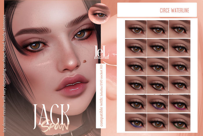 Second Life Marketplace - Jack Spoon. Circe Waterline (Lelutka EvoX Hd ...