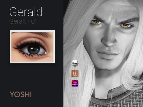 Second Life Marketplace - YOSHI - Gerald Eyes - Pack