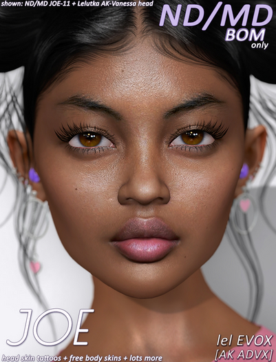 Second Life Marketplace - ND/MD JOE 11-pecan BOM skin (EvoX)