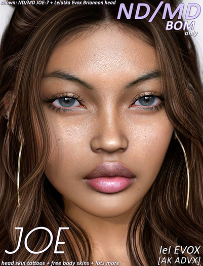 Second Life Marketplace - ND/MD JOE 7-toast BOM skin (EvoX)