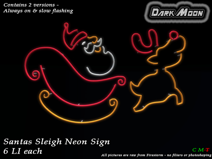 Second Life Marketplace - Dark Moon - Santas Sleigh
