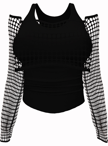 Second Life Marketplace - *CK* Let it bright top BLACK