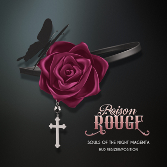 Second Life Marketplace - POISON ROUGE Souls of the Night Magenta