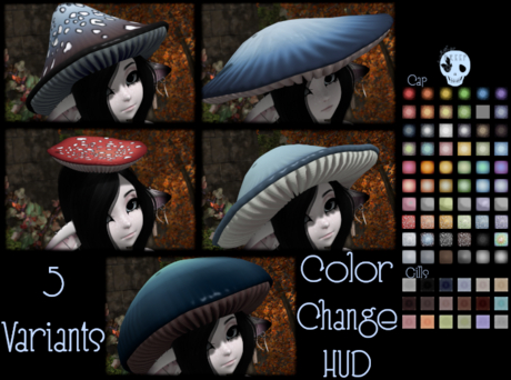 Second Life Marketplace - K R E E P: Mushie Hat