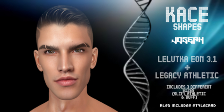 Second Life Marketplace - !KACE! Shapes - Joseph (Eon/Legacy A)