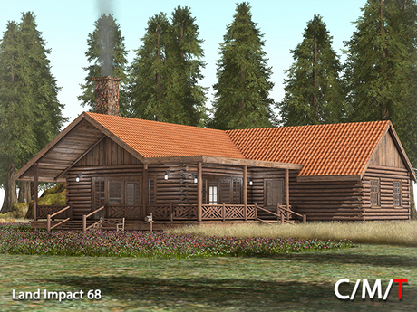 Second Life Marketplace - "Killer's" Old River Log House