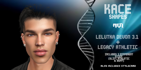 Second Life Marketplace - !KACE! Shapes - Ren (Devon/Legacy A)