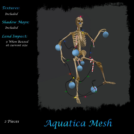 Second Life Marketplace - Aquatica Mesh - AMLE2910094 Wrapped up in Balls