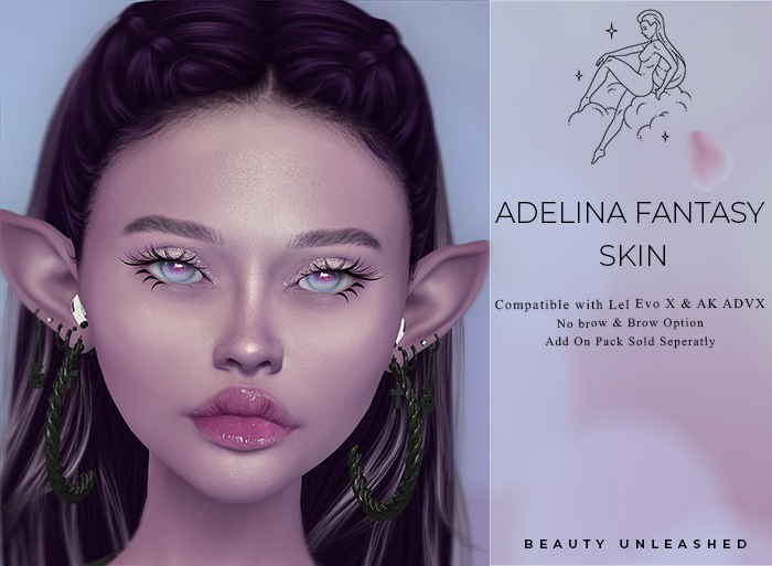 Second Life Marketplace - B.U Adelina Skin Fantasy DEMO
