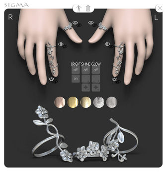 Second Life Marketplace - SIGMA Blossom rings