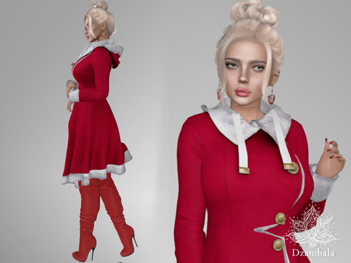 Second Life Marketplace - @Dzambala - Red coat and boots