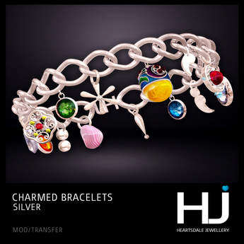 Second Life Marketplace - 14. Charmed Bracelet Silver
