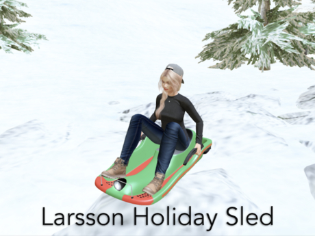 Second Life Marketplace - Larsson Zippy Snow Sled For Great Winter ...