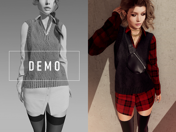 Second Life Marketplace Ison Elena Sweater Dress Demo